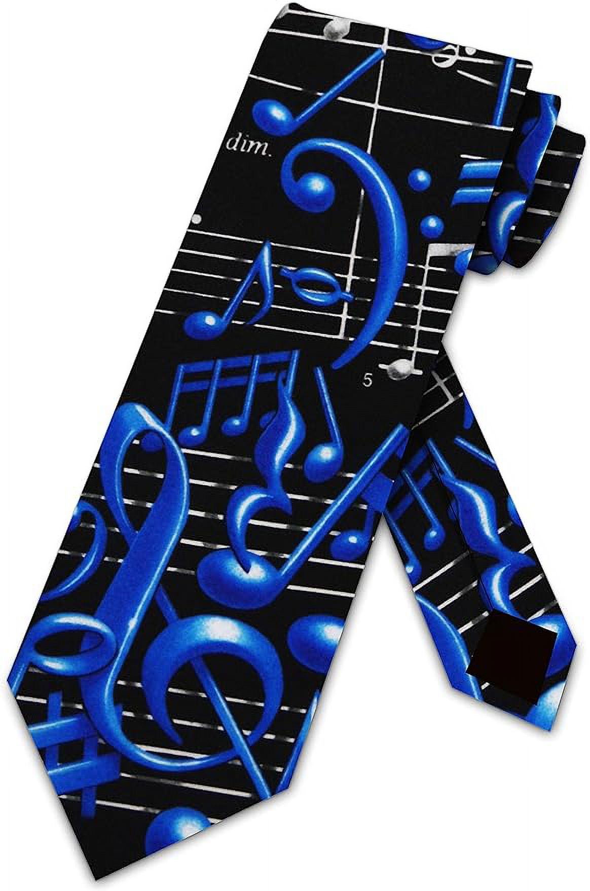 Three Rooker Muscial Notes tie Mens Music Neckties - Walmart.com