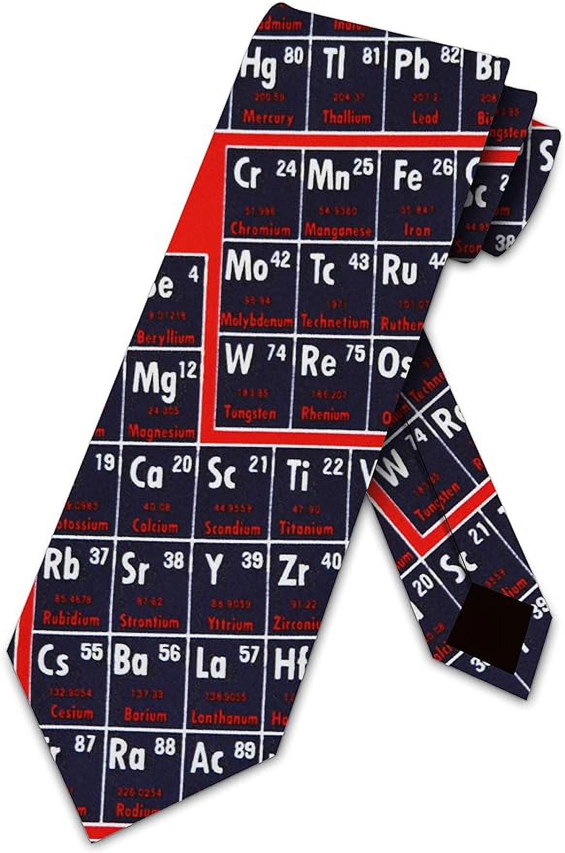 Three Rooker Periodic Table Neckties Chemistry Ties Science Tie Mens ...