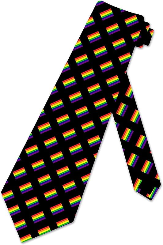 Three Rooker Pride Ties LGBTQ Necktie Rainbow Neckties - Walmart.com