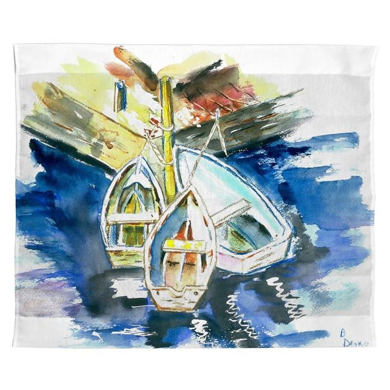 Three Row Boats Outdoor Wall Hanging - 24 x 30 in. - Walmart.com