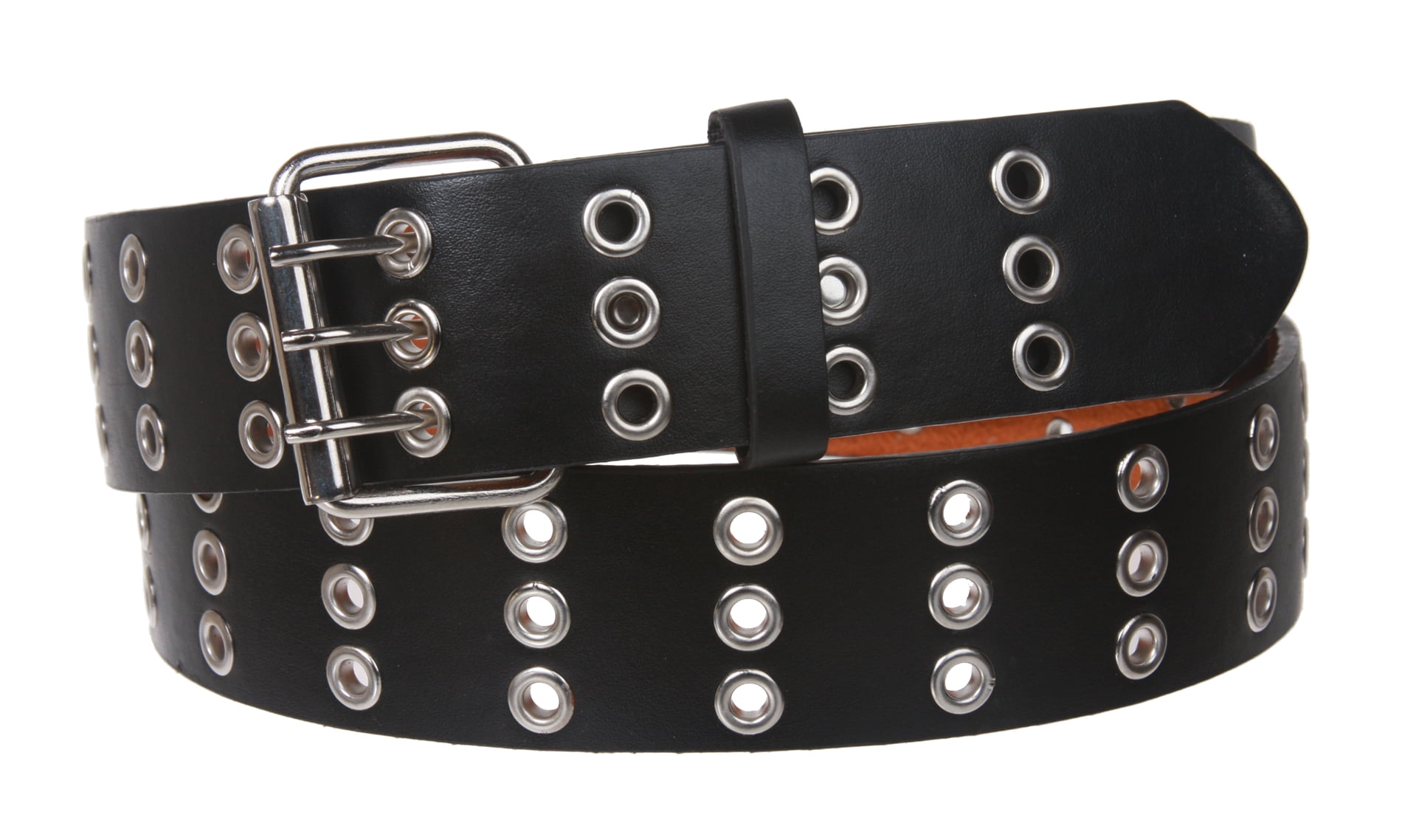 Three Row Grommets Fashion Jean Belt - Walmart.com