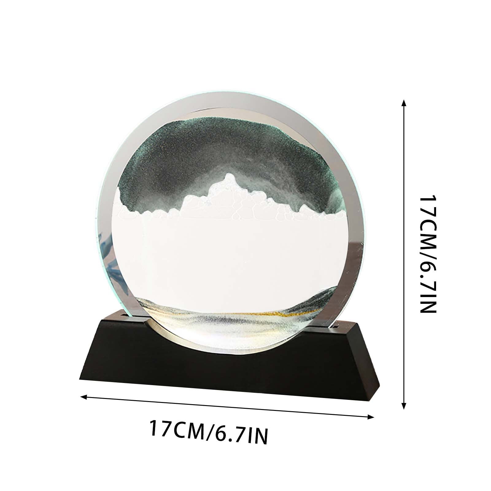 Three Sand Painting Black Log Base Table Lamp With Remote Control Usb ...