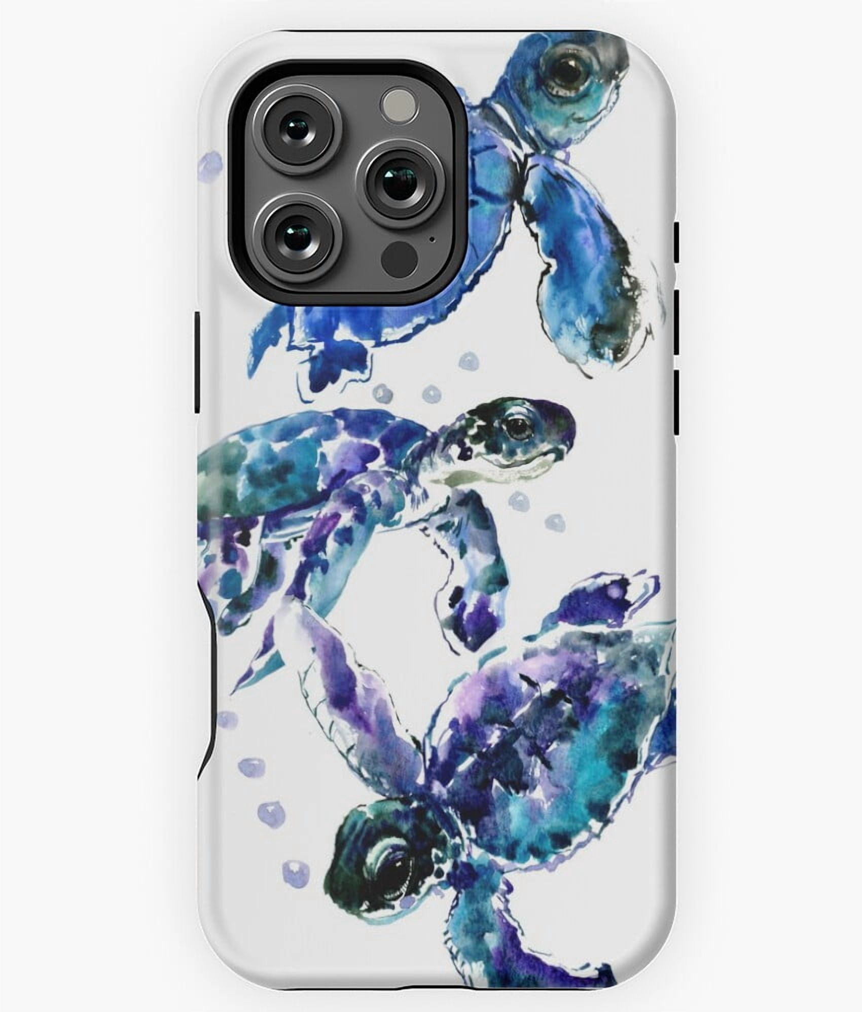 Three Sea Turtles Ocean M20740 Phone case for iPhone 11 to 16 Pro Max ...