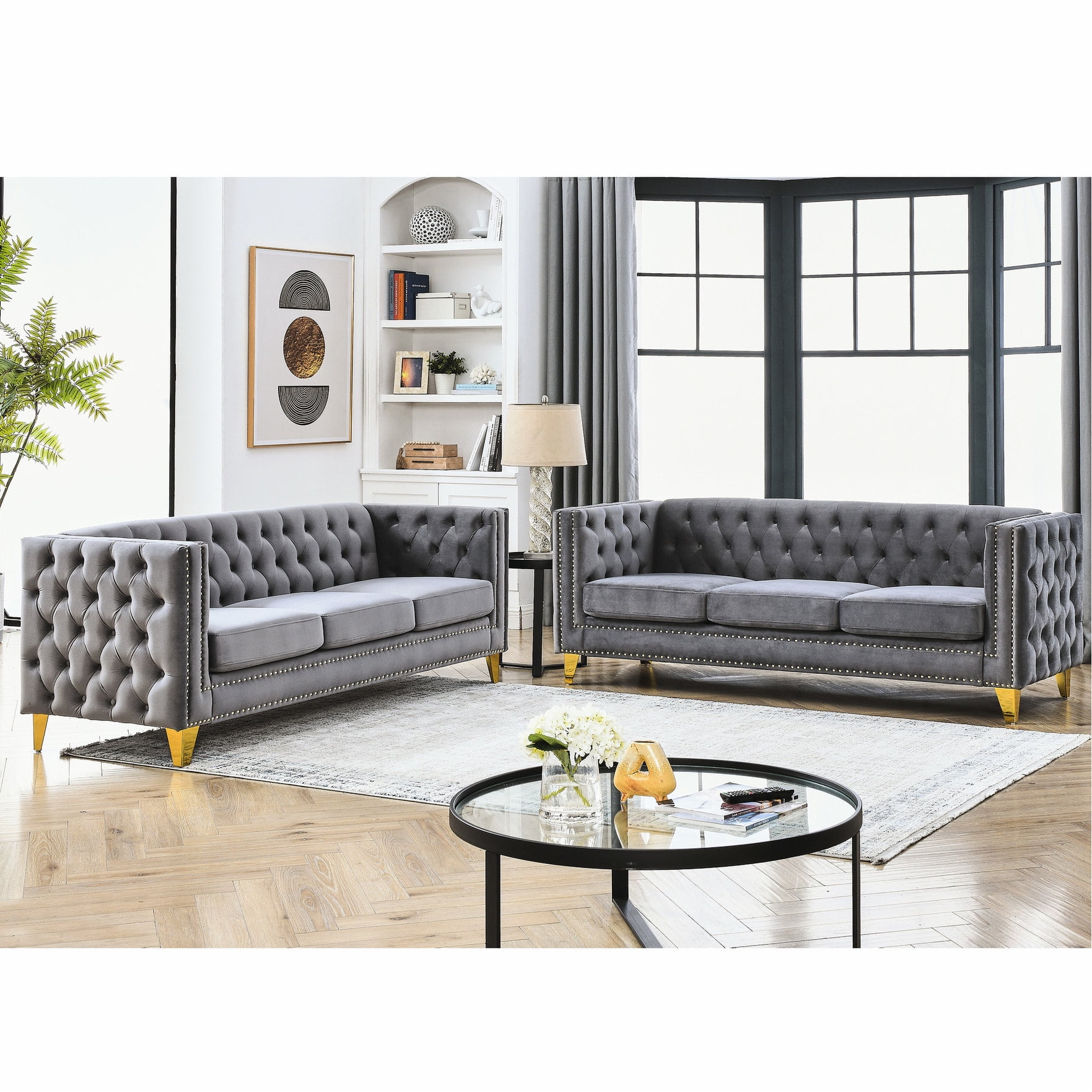 Three - Section Sofa - Comfortable to Sit - Multiple Room Use - Ideal ...