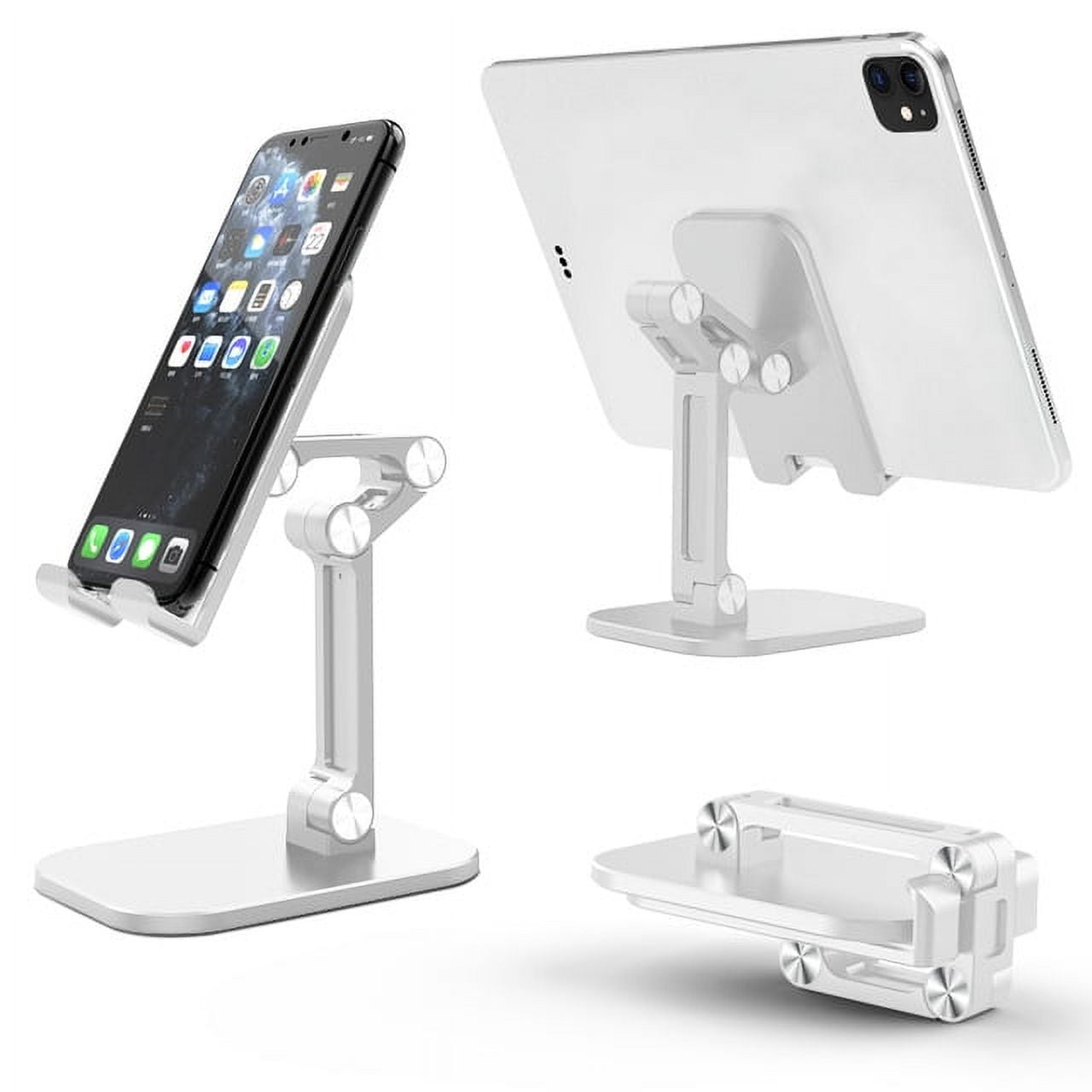 Three Sections Foldable Desk Mobile Phone Holder For iPhone iPad Tablet ...