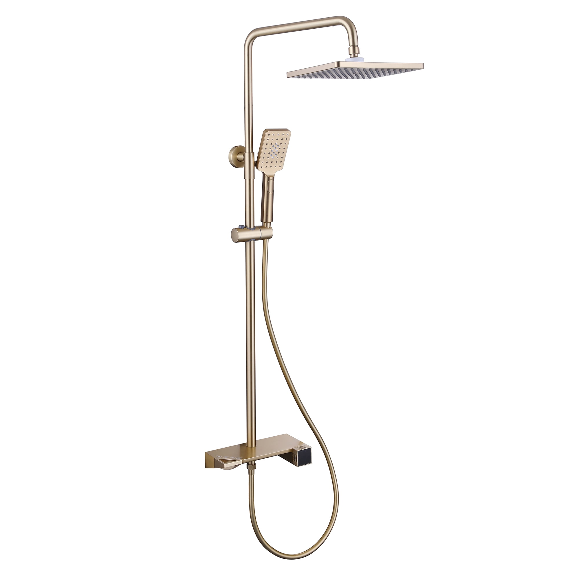 Three Settings Thermostatic Wall Mounted Exposed Complete Shower System ...
