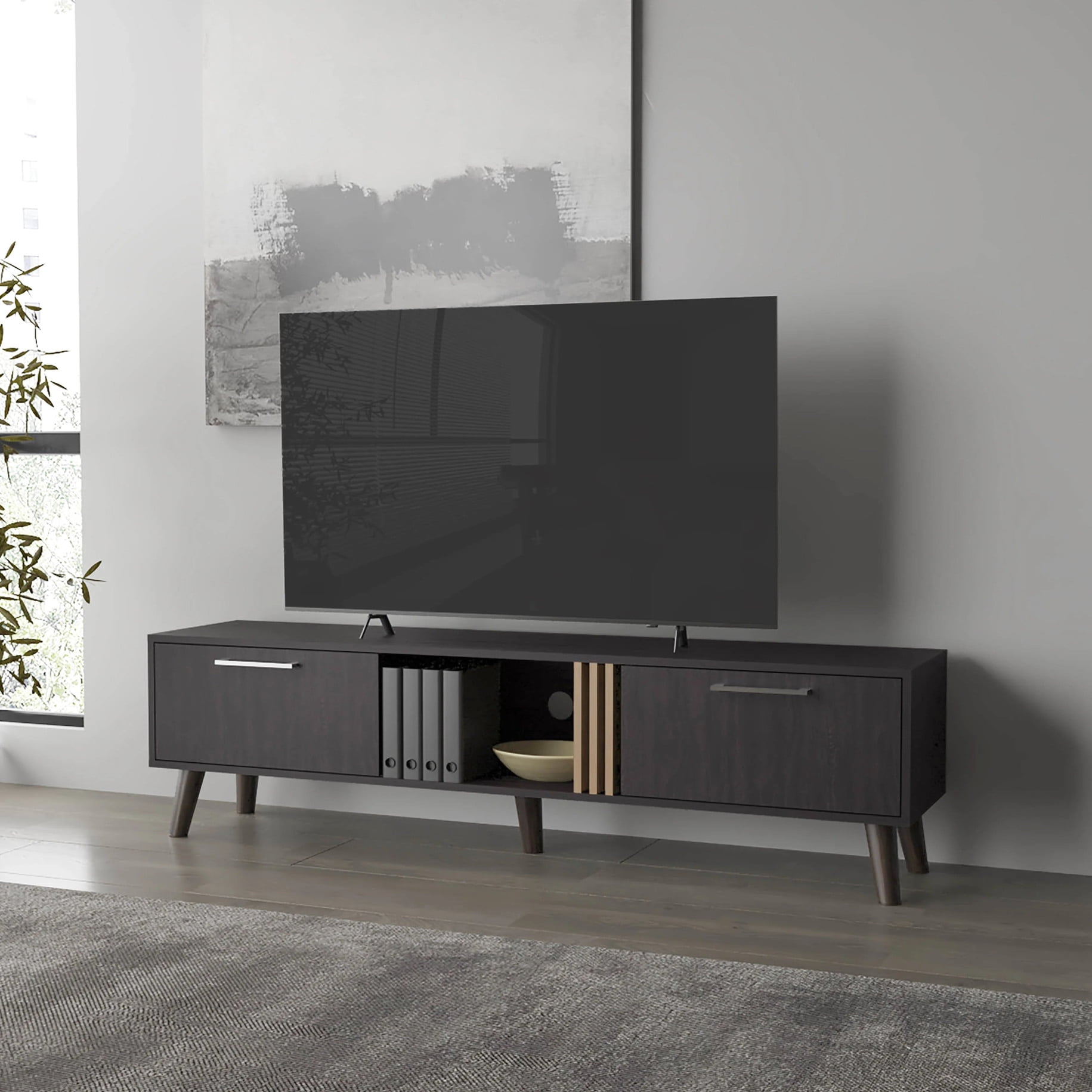 Three - Shelf Structure - Accommodate TV Accessories - Living Room ...