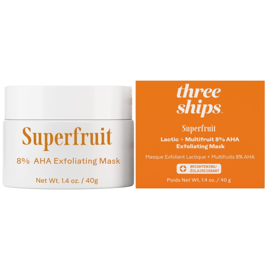 Three Ships Superfruit Exfoliating IRF13 Face Mask with Lactic ...
