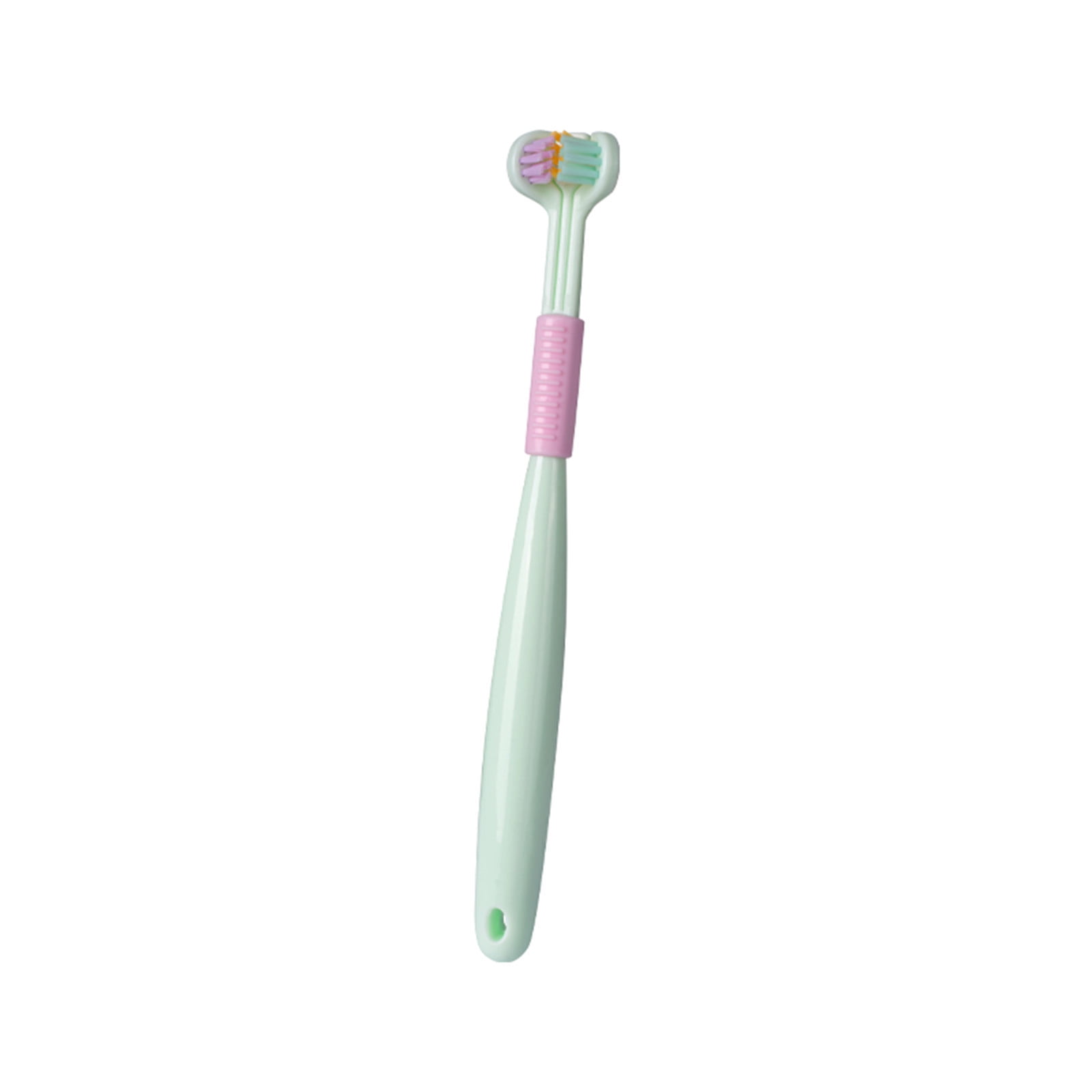 Three-Sided Soft Hair Tooth Toothbrush Effective Wrap-Around Design ...