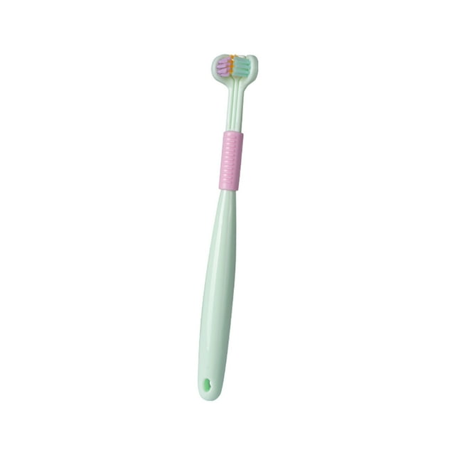 Three-Sided Soft Hair Tooth Toothbrush Effective Wrap-Around Design ...