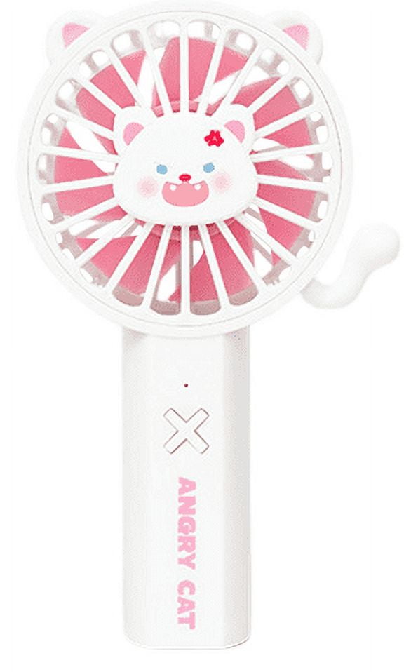 Three-Speed Colorful LED Light Fan CCute CAT Silent USB Small Fan ...