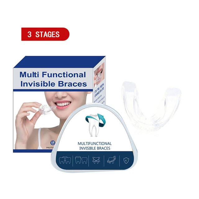 Three Stages Silicone Tooth For Adults Invisible Orthodontic Set Dental ...