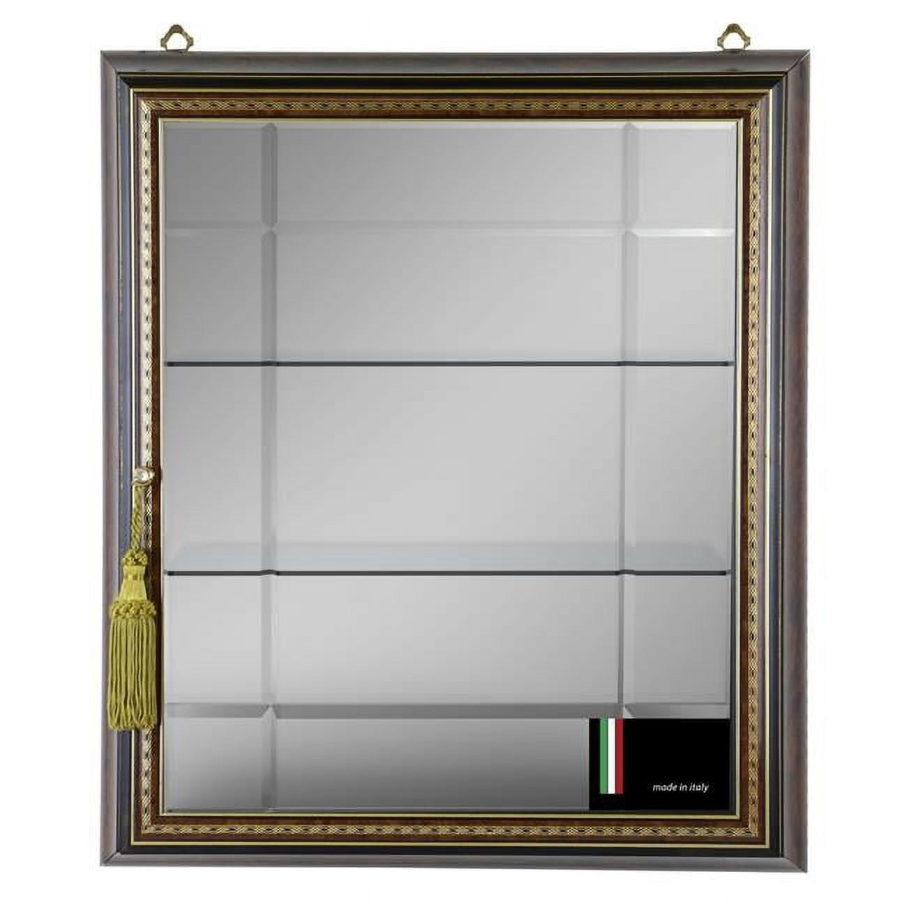 Three Star Import & Export 19.5 x 17 x 4 in. Brown Wall Cabinet ...