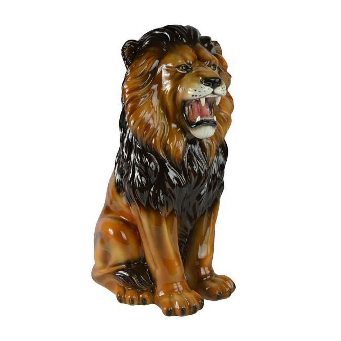 Three Star Import & Export BC110 23 in. Lion Capodimonte Figurine ...