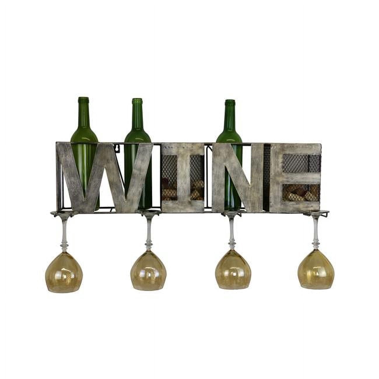 Three Star Import & Export ZL715 28 x 8 x 8 in. Wall Unit for Bottles ...