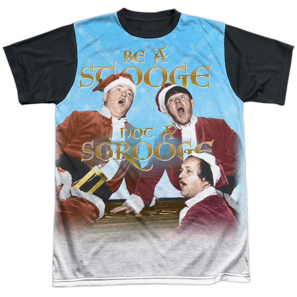 Three Stooges Be A Stooge Unisex Adult Halloween Costume Sublimated T ...