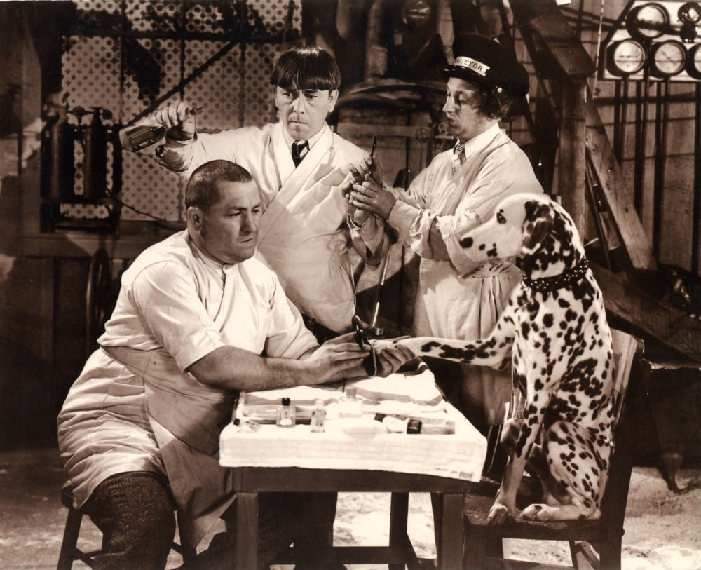 Three Stooges Movie Poster 24Inch x 36Inch Art Poster 24x36 Multi-Color ...