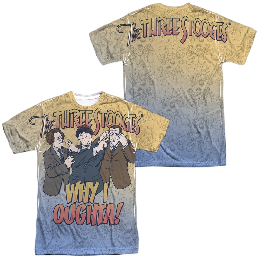 Three Stooges Why I Oughta Unisex Adult Sublimated Costume T Shirt ...