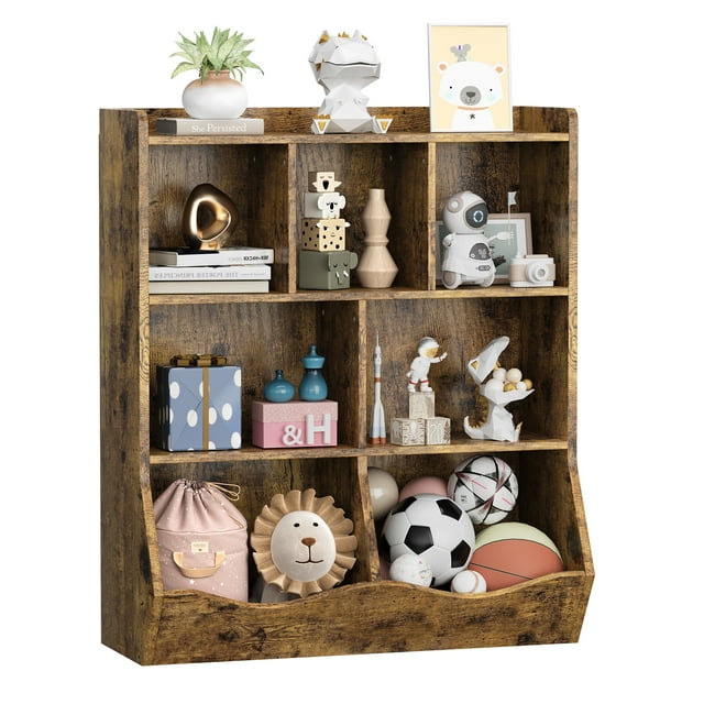 Three-Tier Kids Bookshelf and Bookcase, Toy Storage Cabinet for Storage ...
