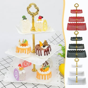 3-Tier Fruit Tray, Nut Dried Fruit Display Stand, for Kitchen Counter ...