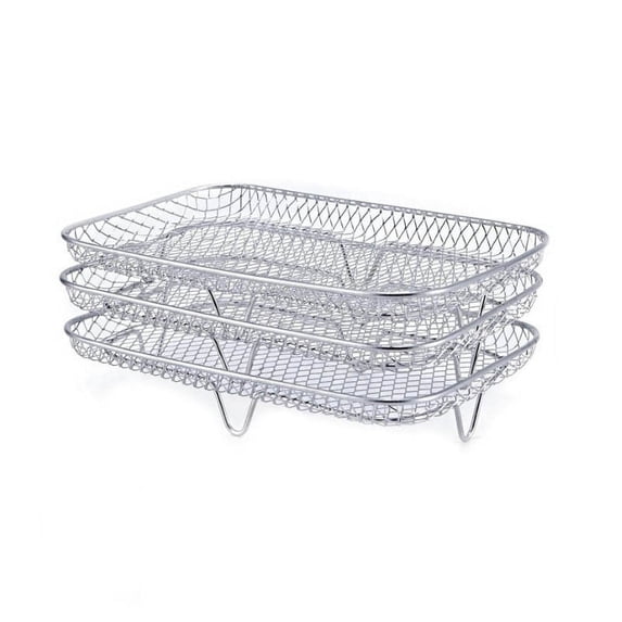 Three-Tier Stainless Steel Dehydration Rack, Stackable Drying Rack with ...