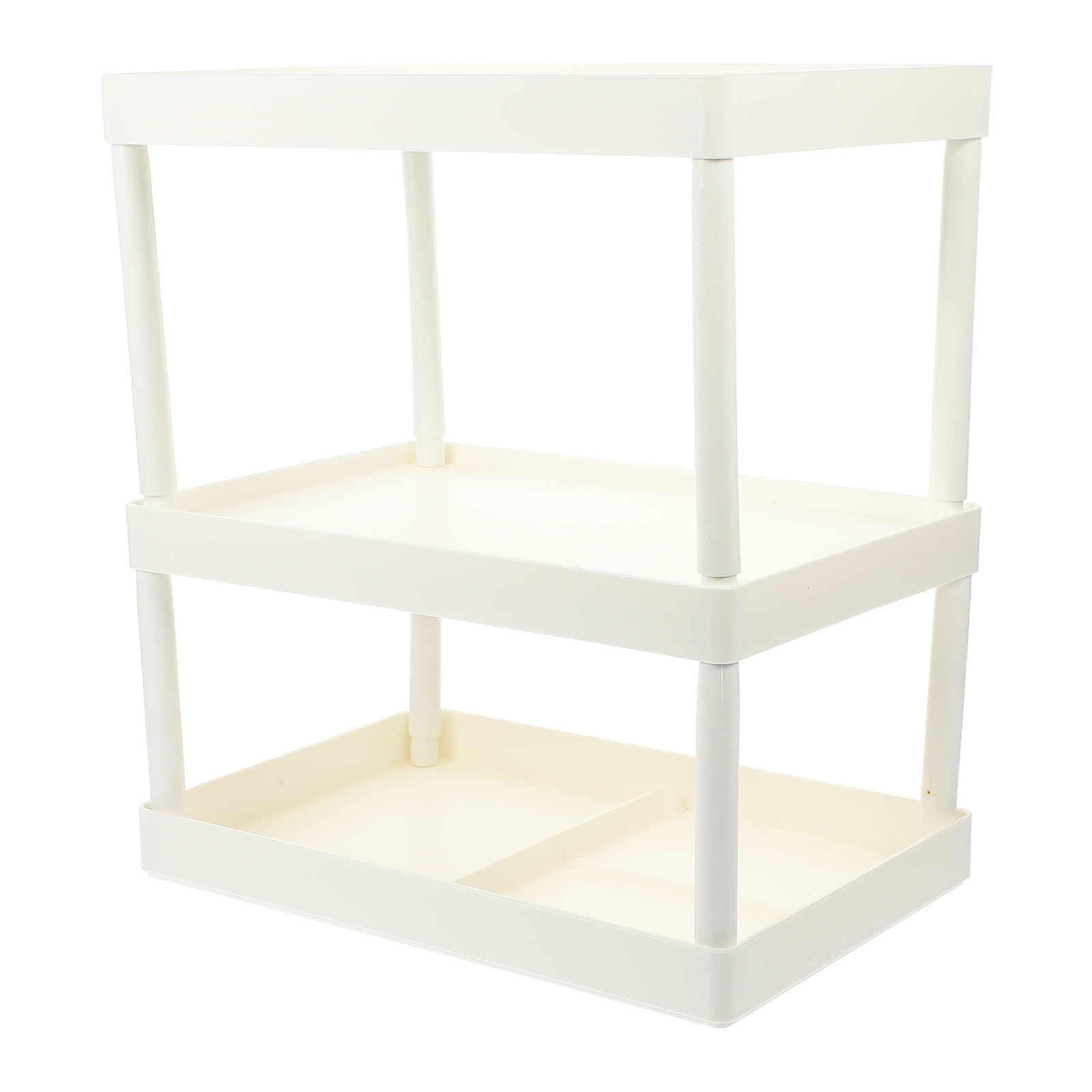 Three Tier Storage Rack Shelf Bathroom Organizer and Basket Desk ...