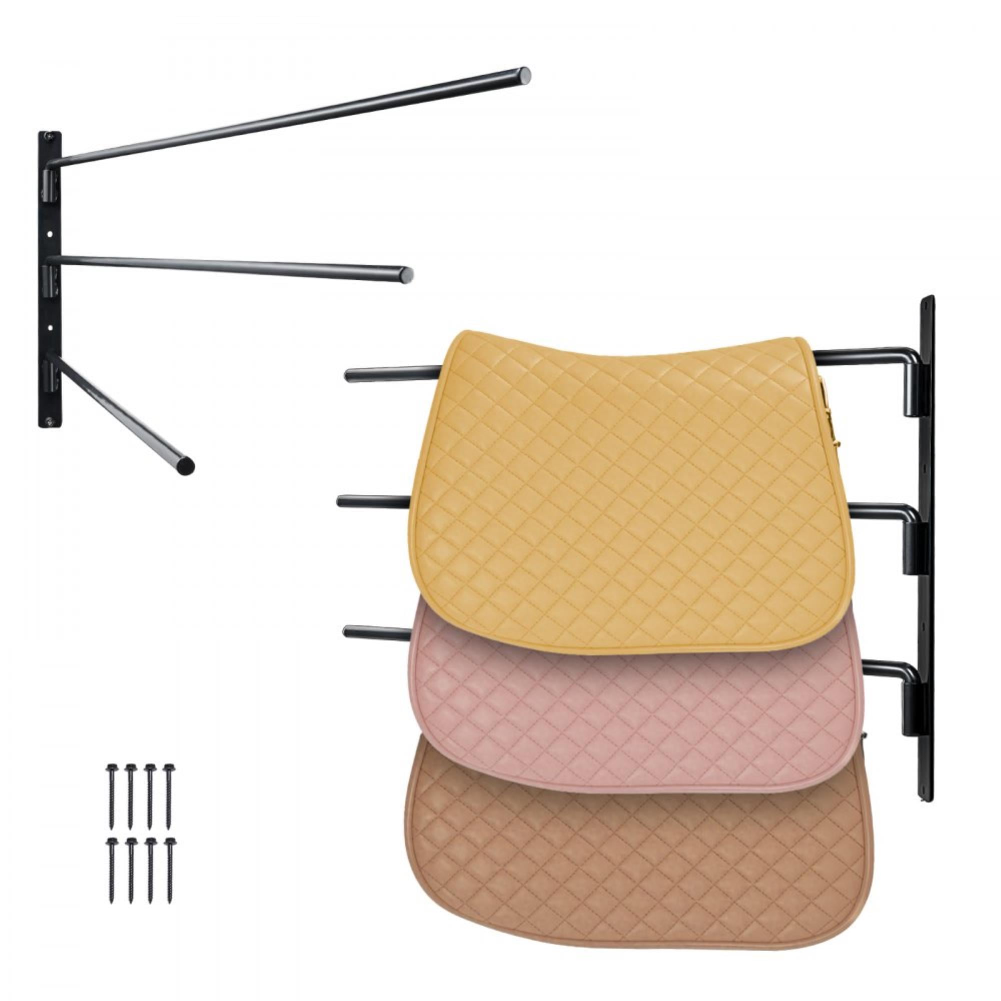 Three-Tier Wall Mounted Saddle Rack with Swing Out Saddle Pad Holder ...