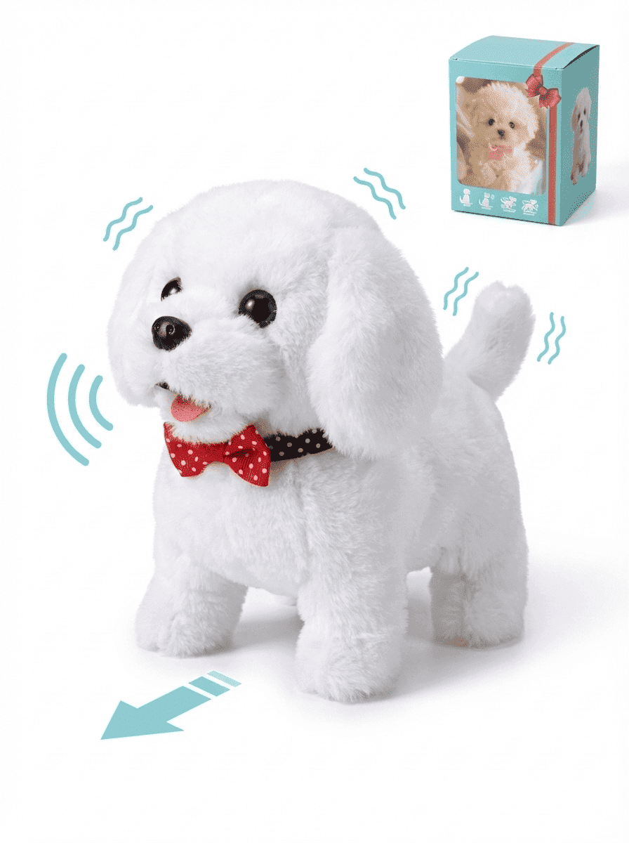 Three Tigers Brand 2026 New Robot Dog - Realistic Interactive Puppy Toy ...