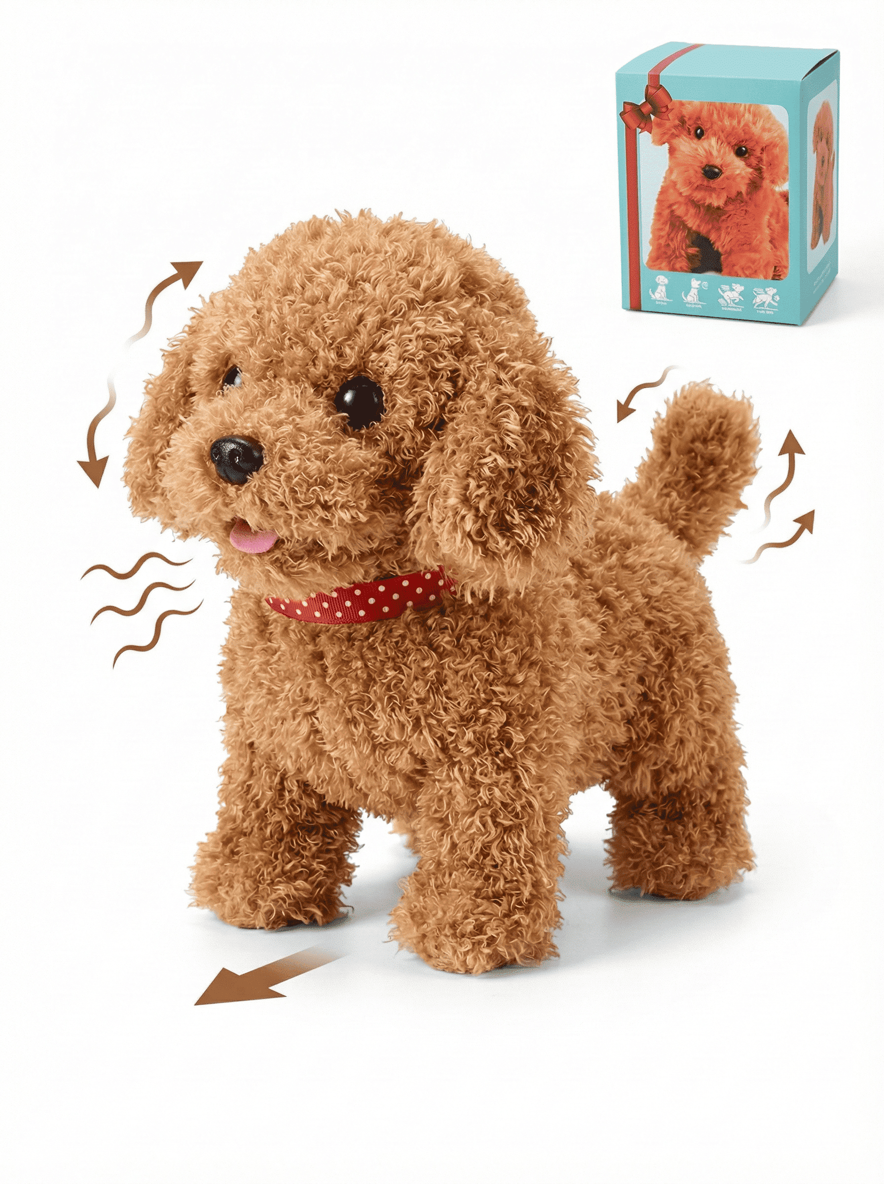 Three Tigers Brand 2026 New Robot Dog - Realistic Interactive Puppy Toy ...