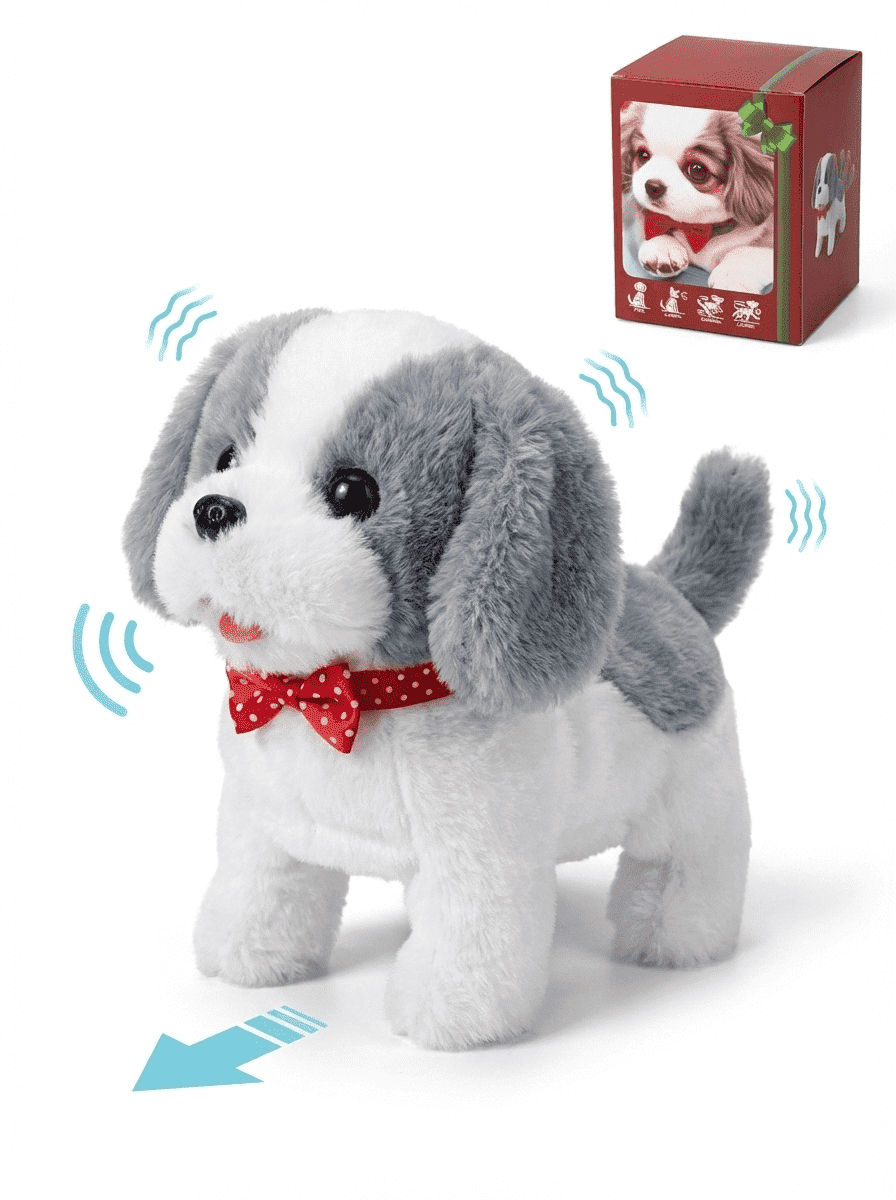 Three Tigers Brand 2026 New Robot Dog - Realistic Interactive Puppy Toy ...