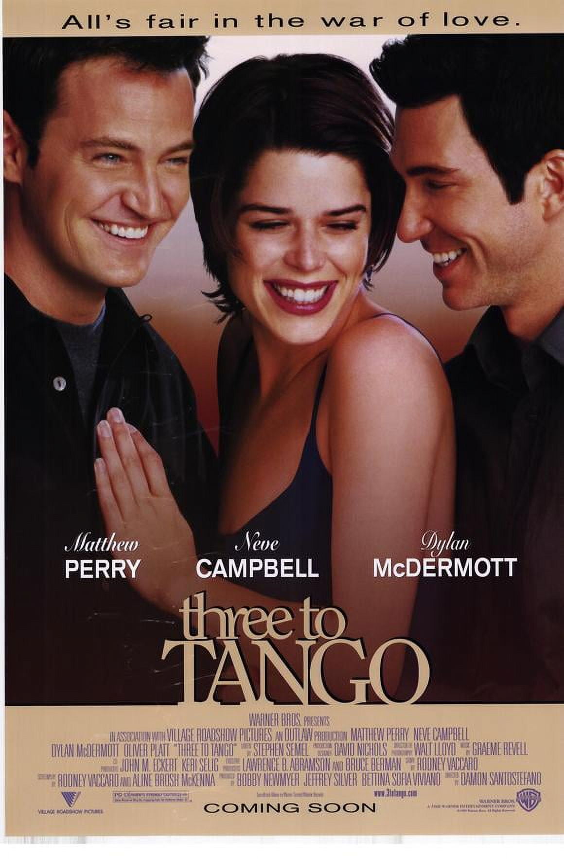 Three To Tango POSTER (27x40) (1999) - Walmart.com