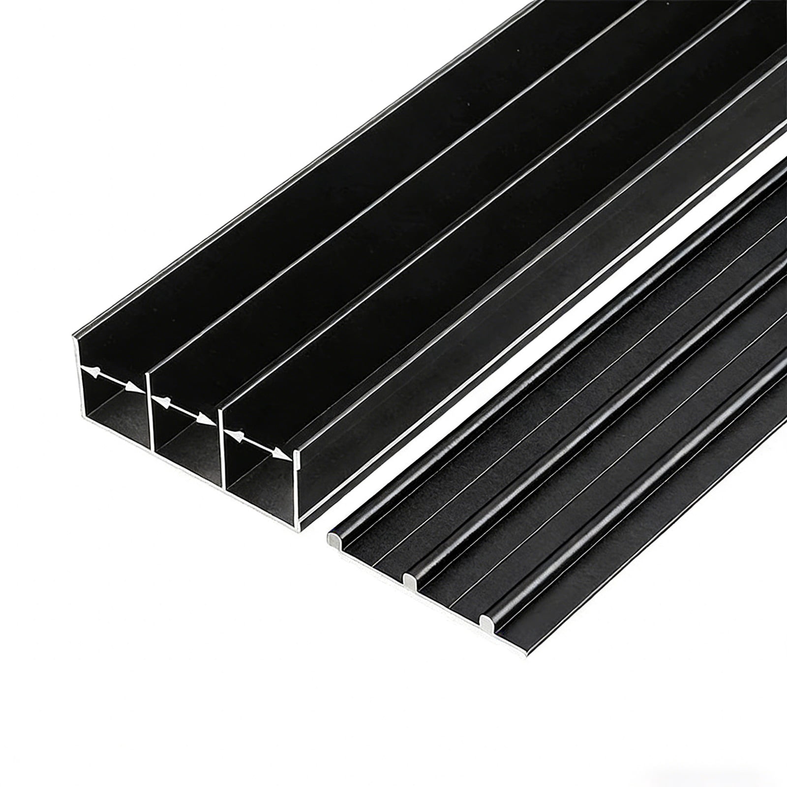 Three-Track Sliding Door Track Kit for Closets and Glass Doors ...