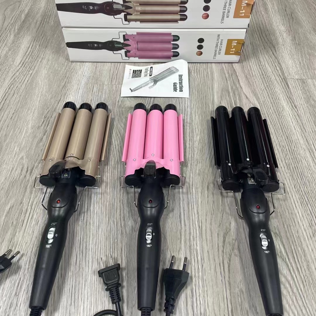 Three Tubes Hair Curler Three Sticks Hair Curler Water Ripple Hair ...