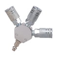 Three WAY Manifold Quick Coupler Coupling For Air Compressor Tool ...