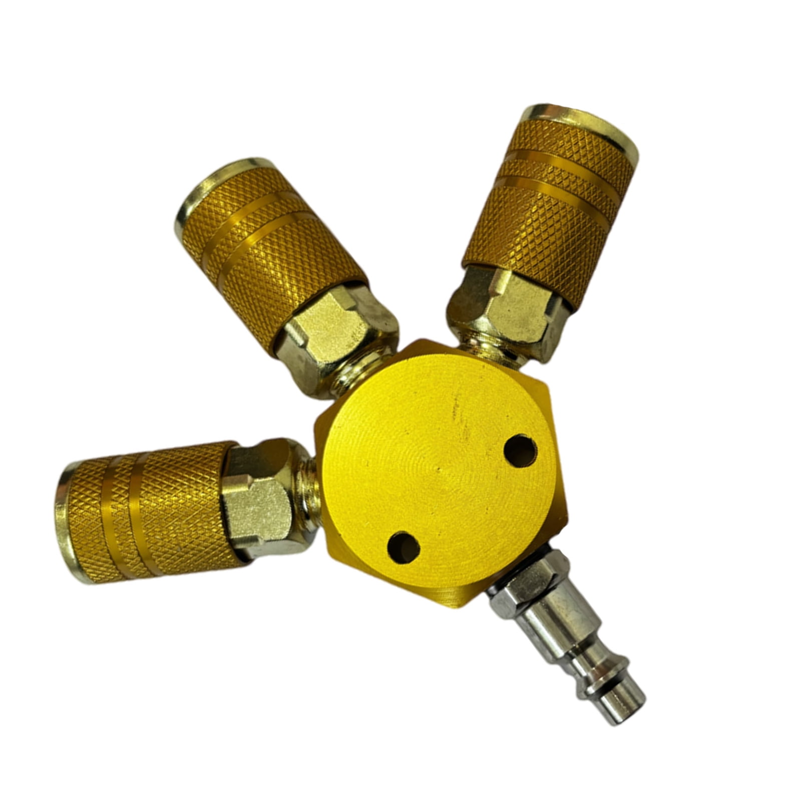 Three WAY Manifold Quick Coupler Coupling For Air Compressor Tool ...