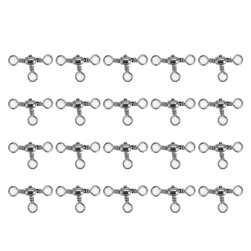 Three Way Rolling Swivels, Rolling Swivels, 20Pcs For Fishing - Walmart.com
