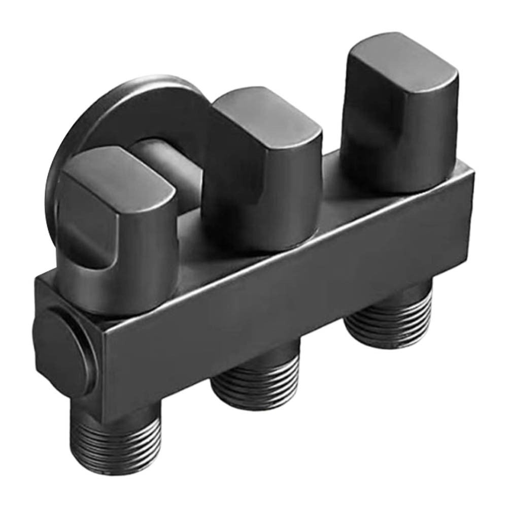 Three-Way Water Outlet Angle Valve Multi-Function Three-Way Valve 1/2 ...