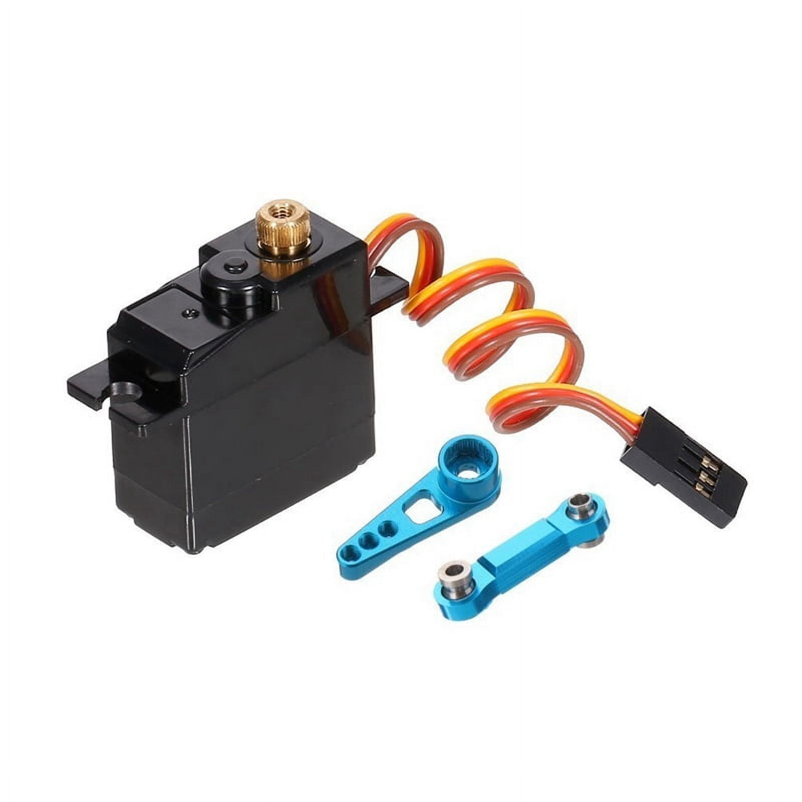 Three Wire Metal Gear Servo with Servo Arm Servo Rod For 144001 124019 ...