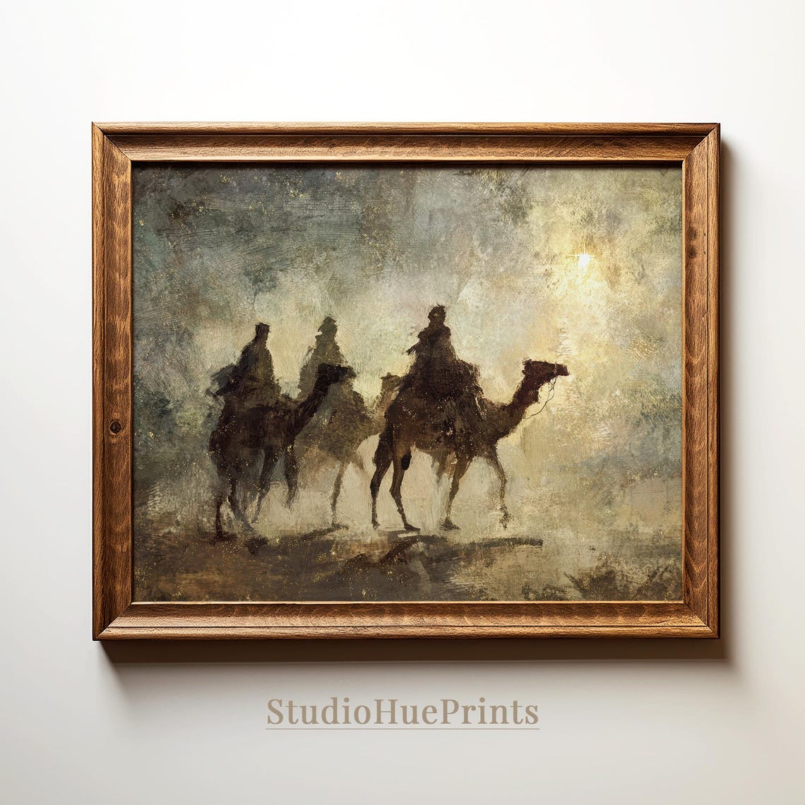 Three Wise Men Wall Art, Three Kings Wall Art, Nativity Scene Art ...