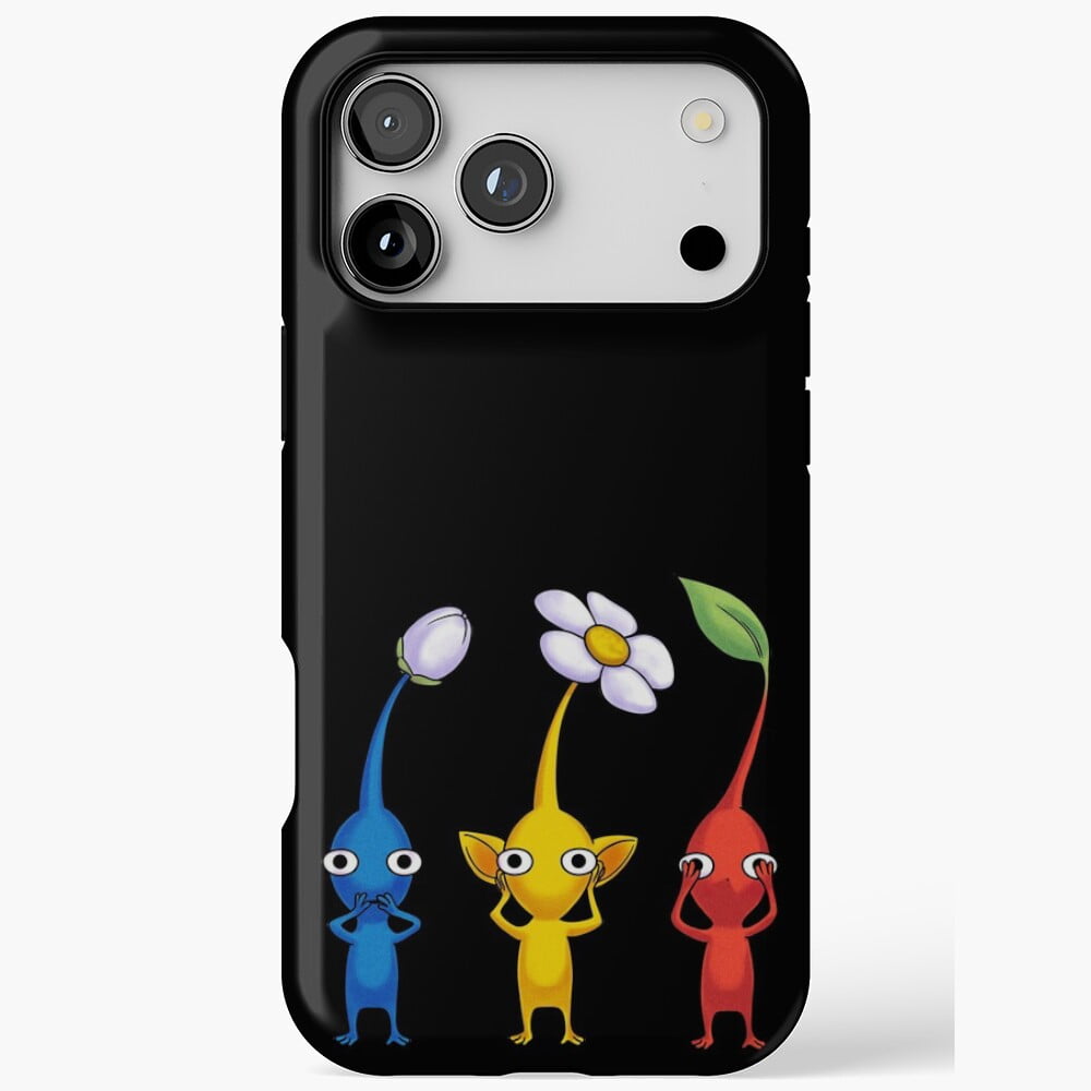 Three Wise Pikmin Video Game Fan Art Compatible Phone Case for iPhone ...