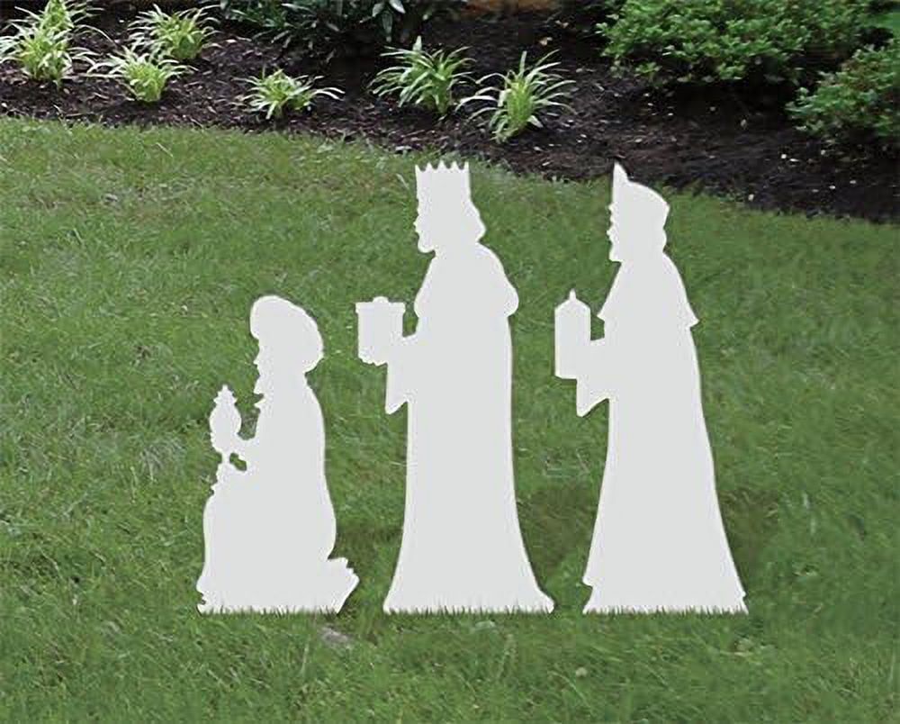 Three Wisemen Medium Nativity Add-On, Waterproof, Made in , 31 inches ...