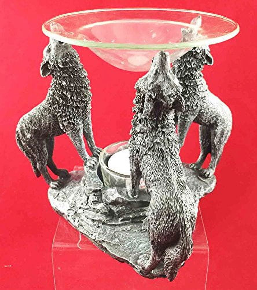 Three Wolves Werewolf Spirit Moon Rise Oil Burner Tart Warmer Aroma ...