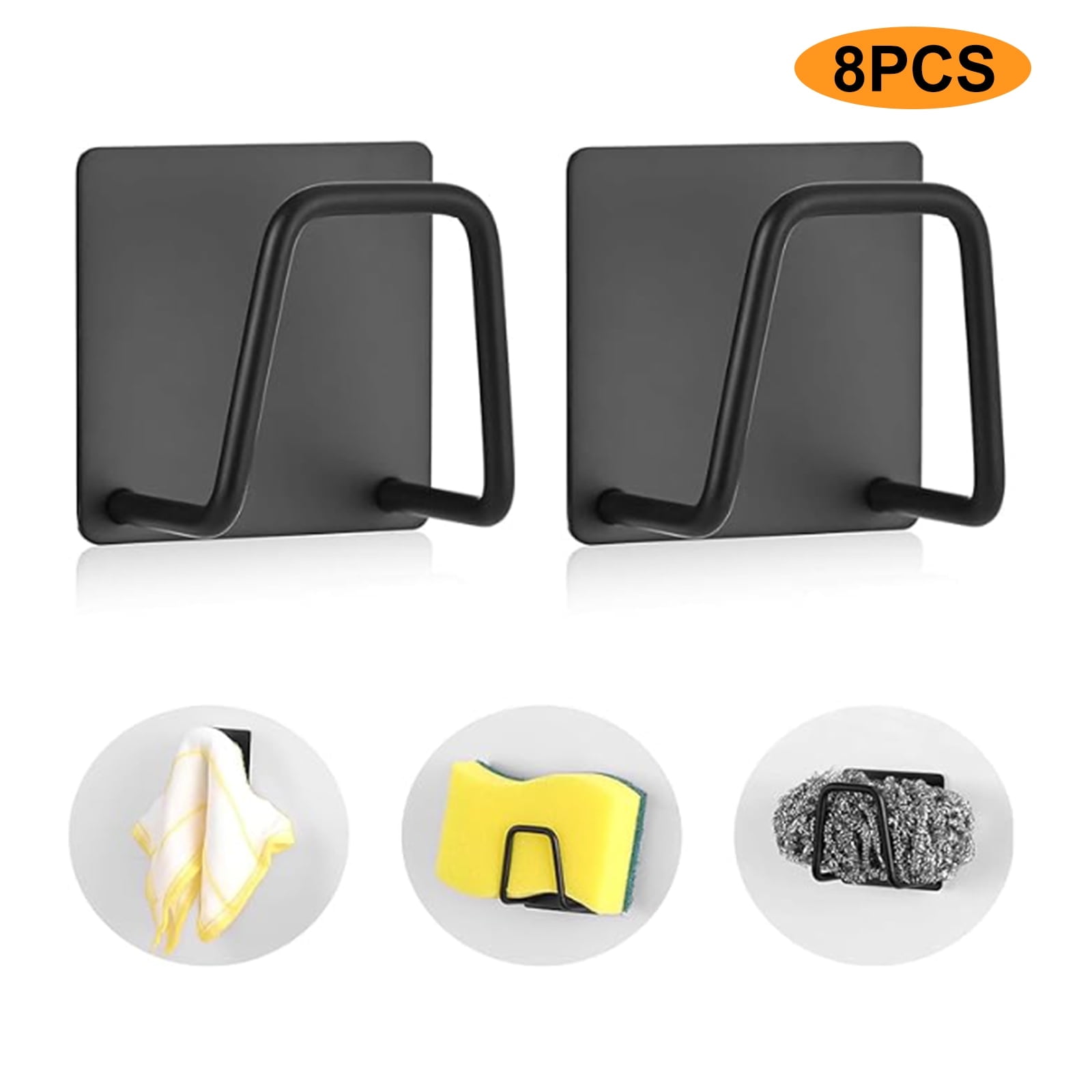 Three-body Sponge Holders for Kitchen Sink, Strong Adhesive, Premium ...