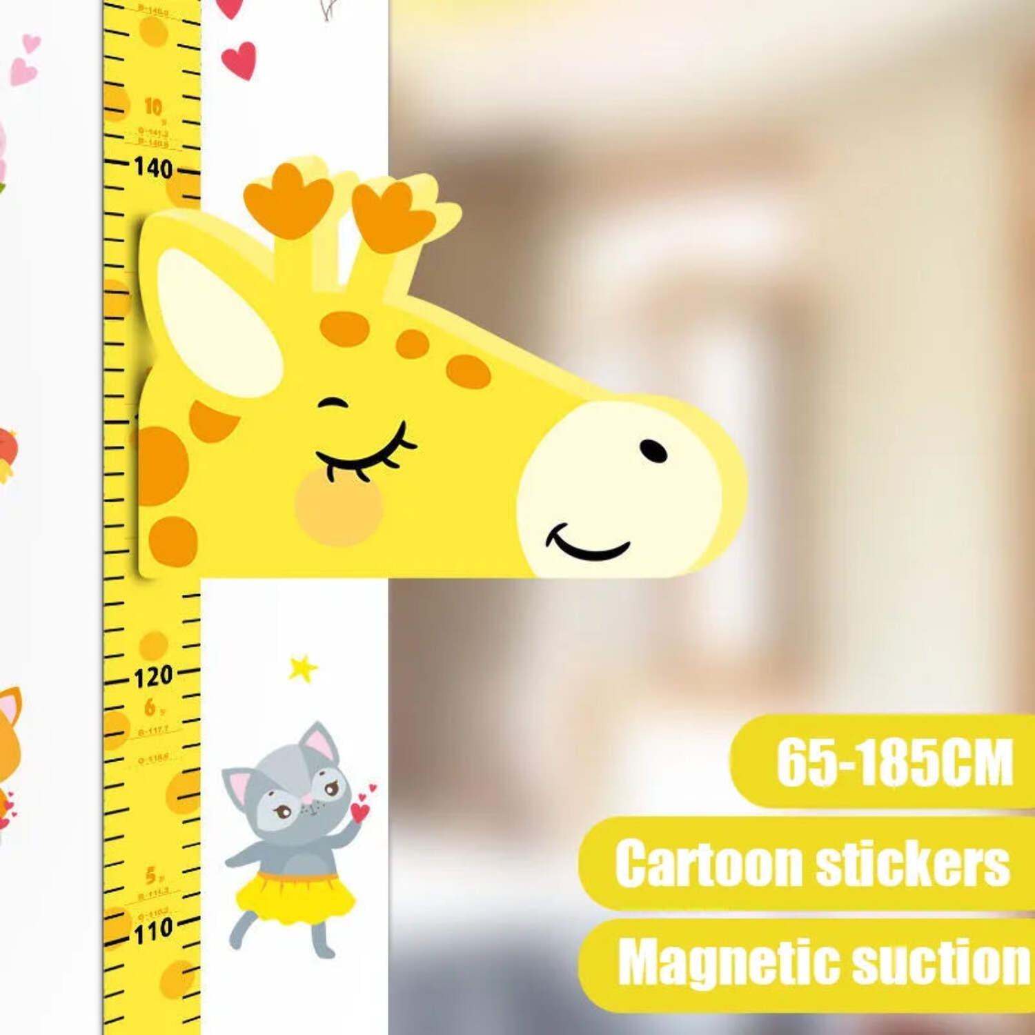 Three-dimensional Cartoon Height Stickers Self-adhesive Children's ...
