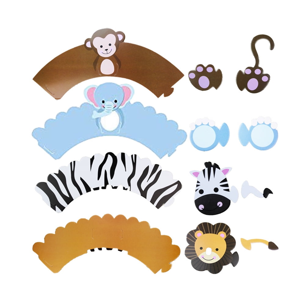 Three-dimensional Cartoon Packing Paper Slice Freshness Cupcake Wrapper ...