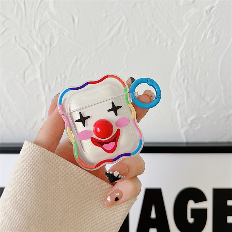 Three-dimensional Clown Wireless Bluetooth Earphone Cover Cute ...
