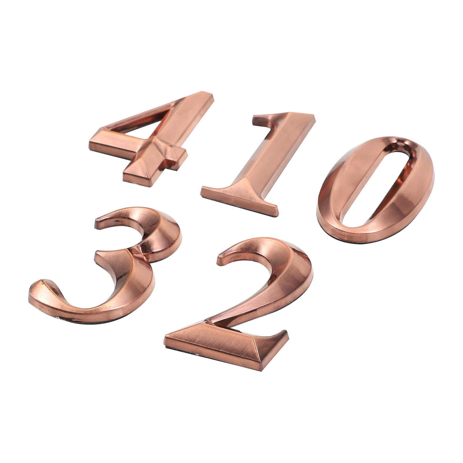 Three-dimensional Digital Grade Door House Number Reflective Stickers ...