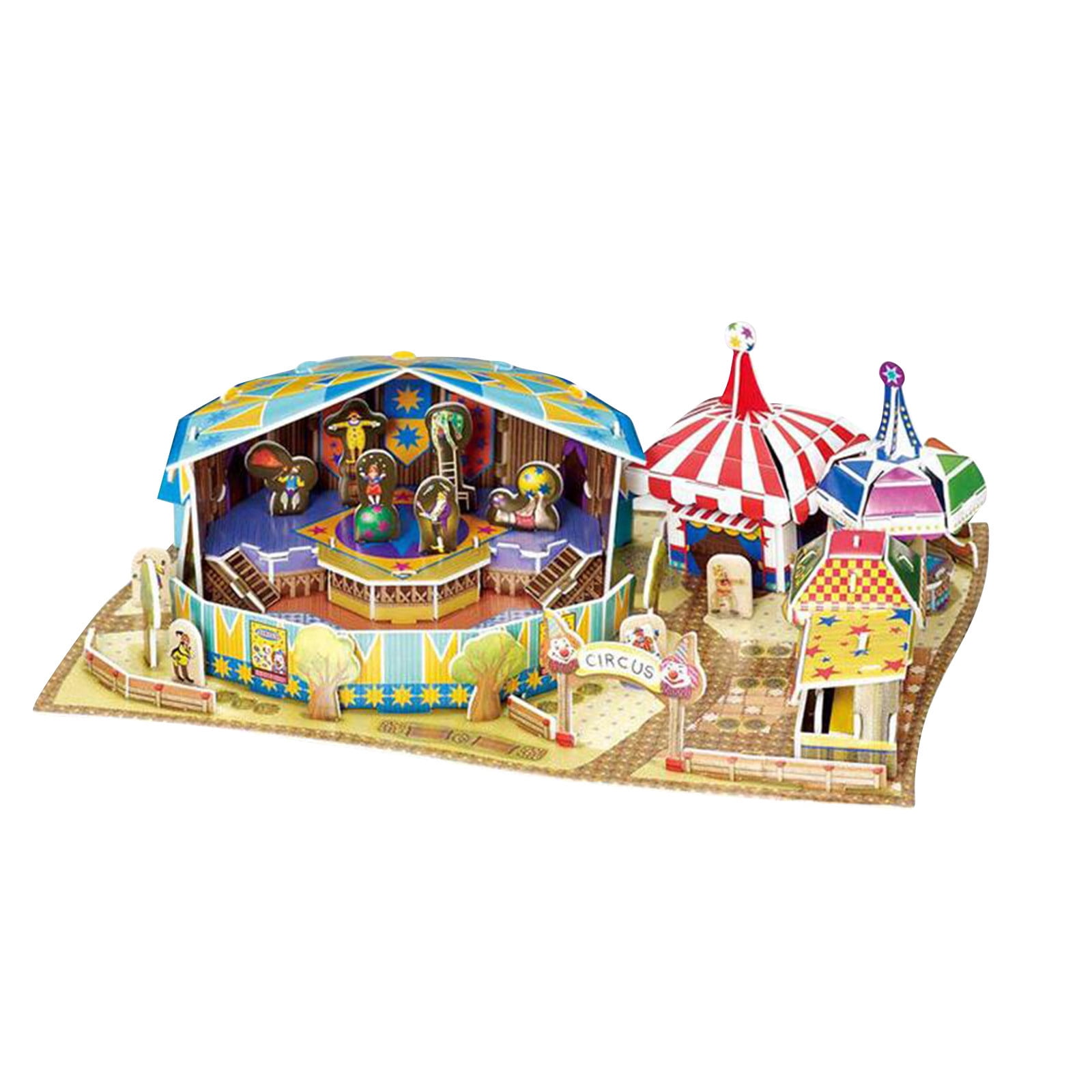 Three-dimensional Puzzle Christmas Gift Christmas House Children ...