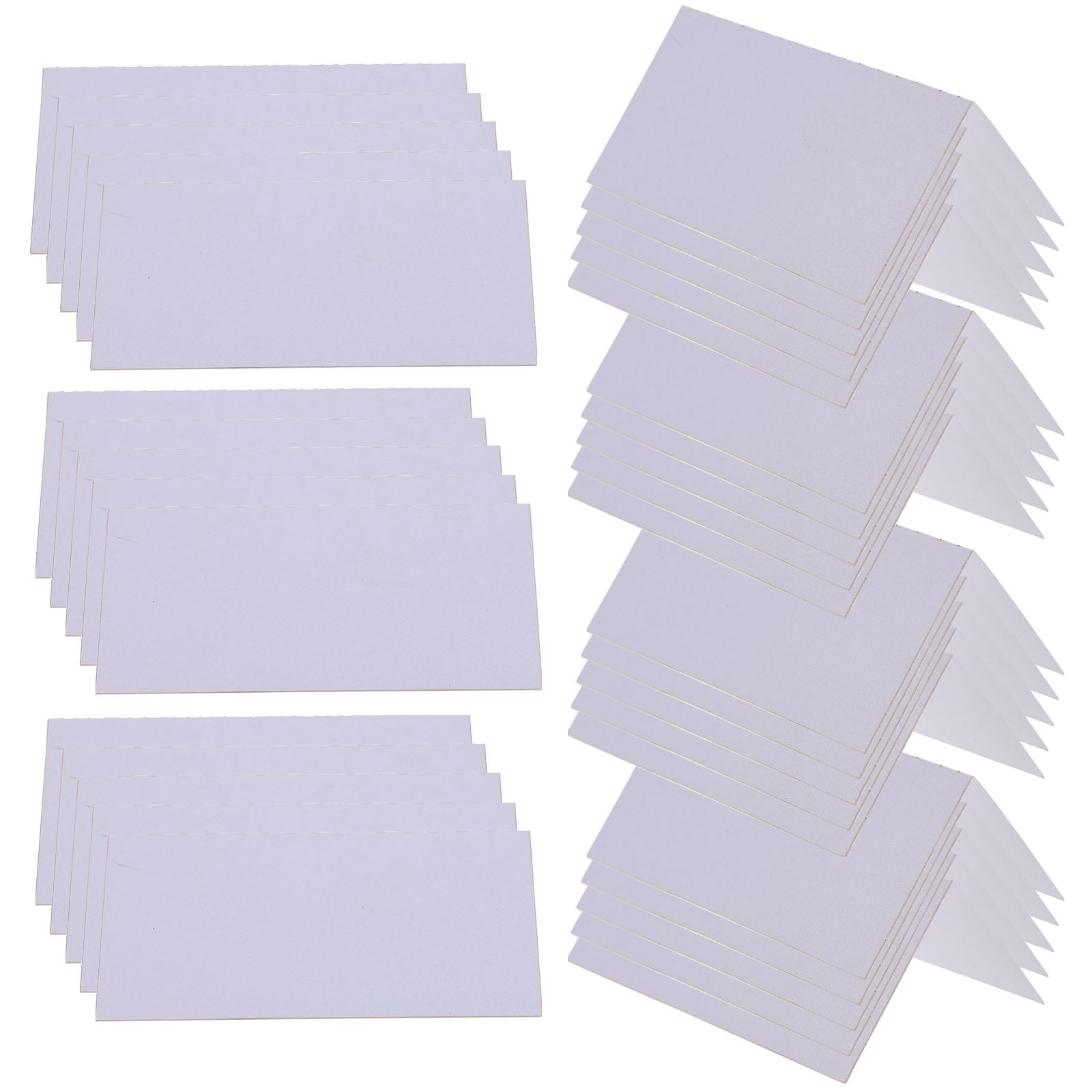 Three-dimensional Seat Card 60 Pcs Wedding Place Cards Banquet Business ...