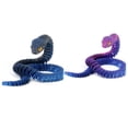 Three-dimensional jointed viper 3D printed movable statue realistic ...